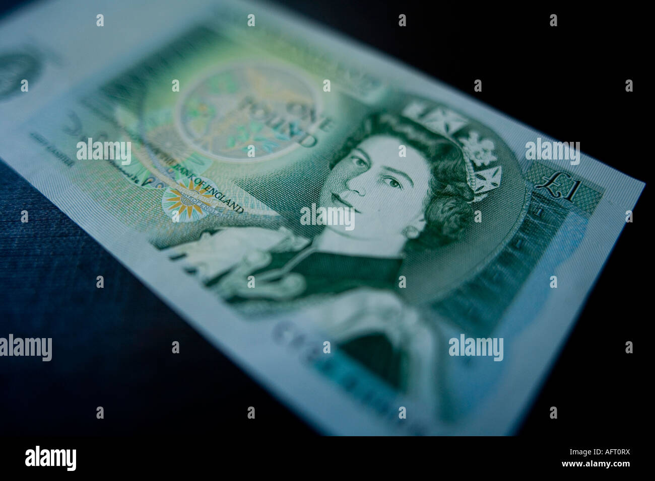 one English £ Pound Note Stock Photo - Alamy