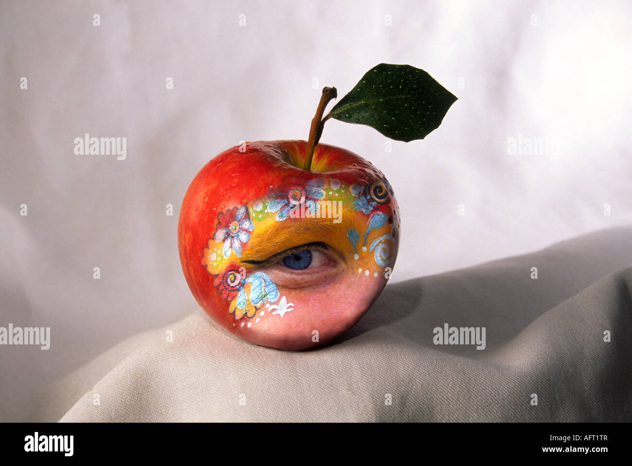 The Apple Of My Eye Stock Photo - Alamy