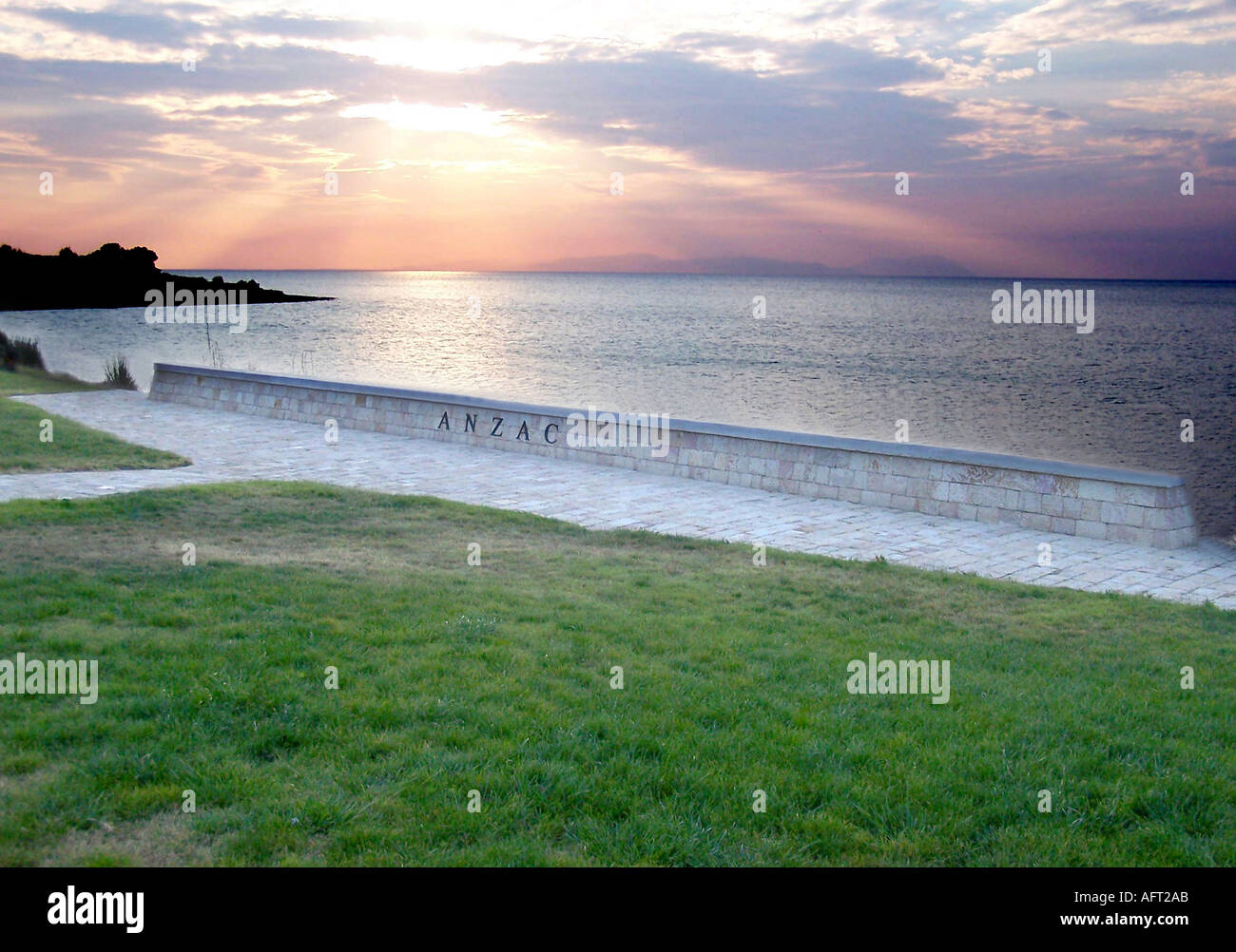 Anzac cove sunset Stock Photo - Alamy