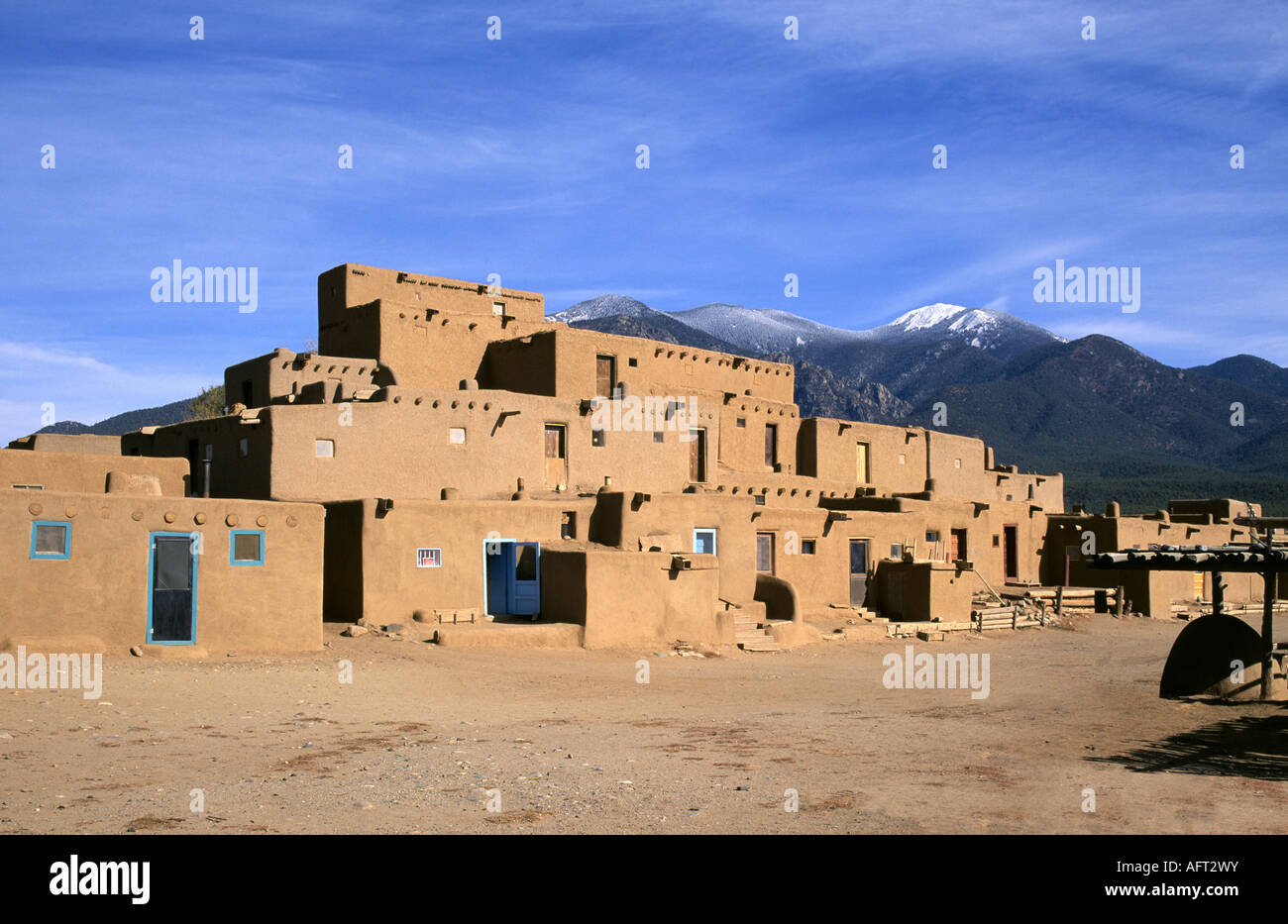 The North Pueblo at the Tiwa Indian pueblo Taos located in Taos New ...