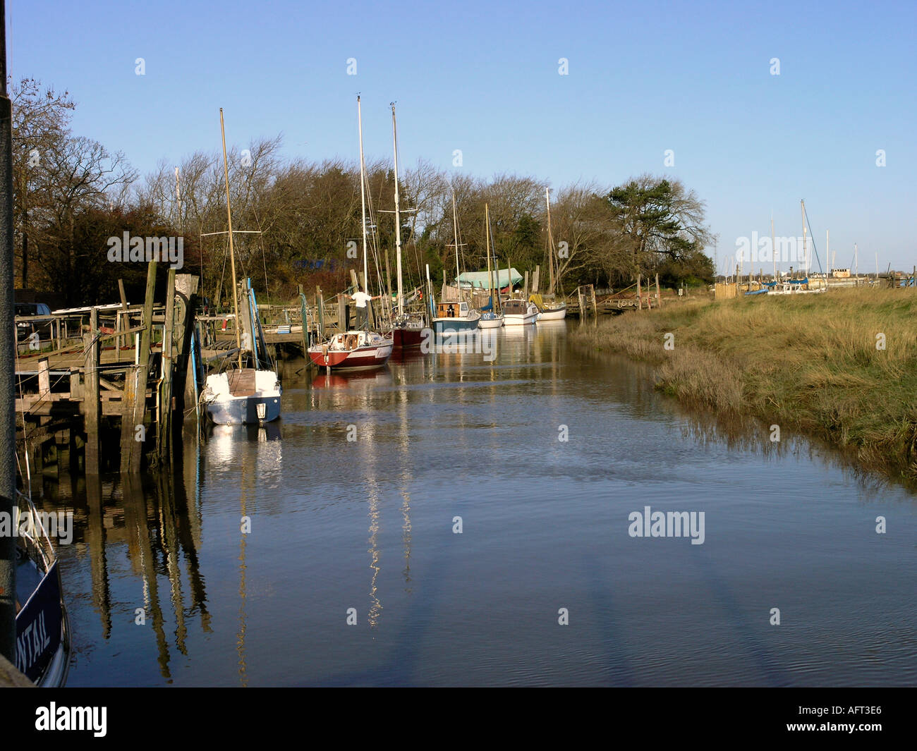 Skippool Creek River Wyre Lancashire Stock Photo - Alamy