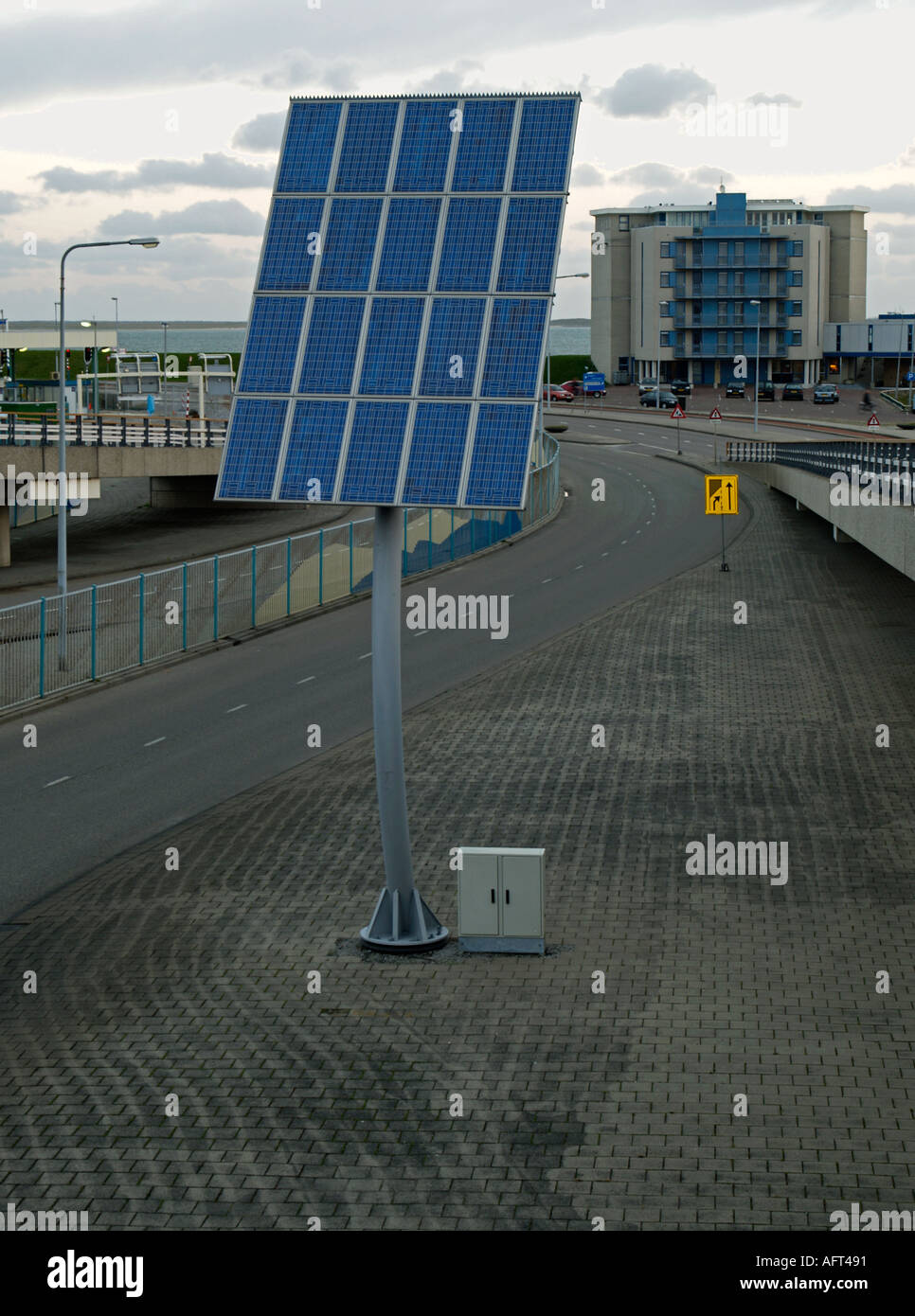 brand new solar panel in the port of Den Helder Noord Holland the ...