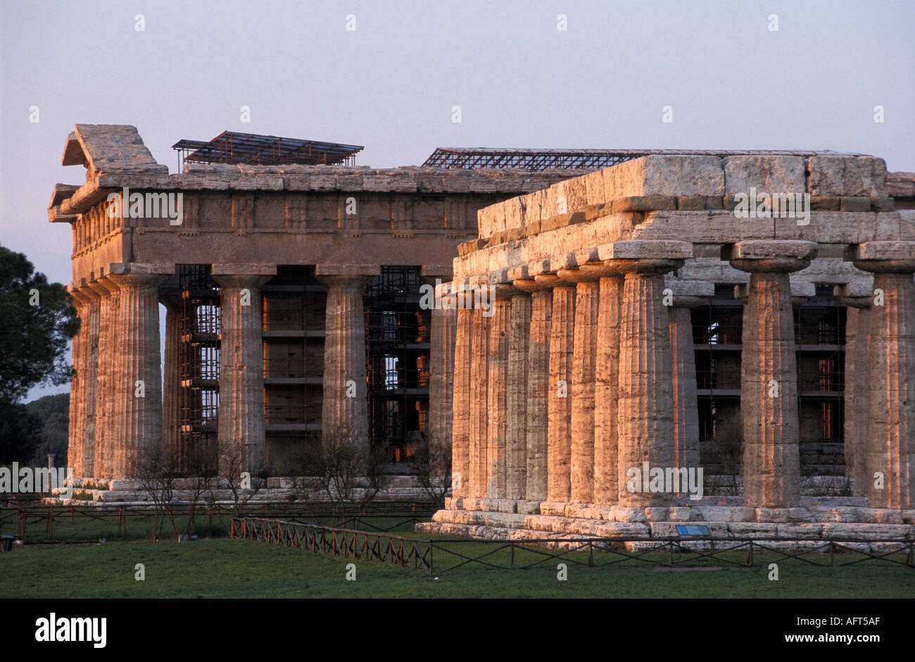 UNESCO World Heritage, Paestum Stock Photo - Alamy