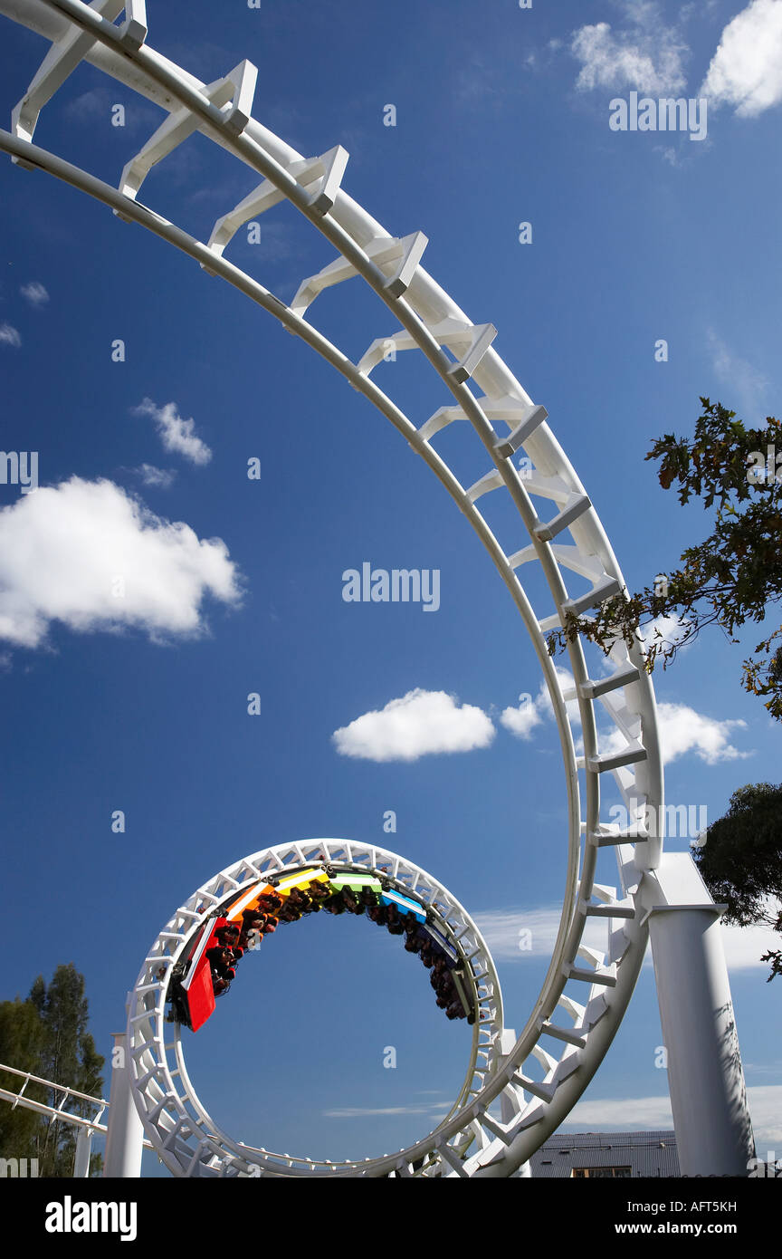 Rollercoaster loop queensland hi-res stock photography and images - Alamy