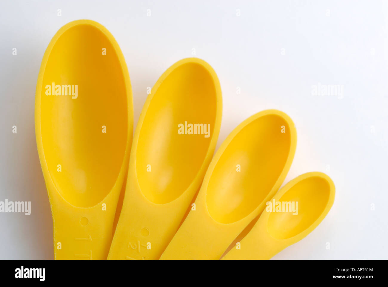 Plastic Measuring Spoons Stock Photo - Alamy