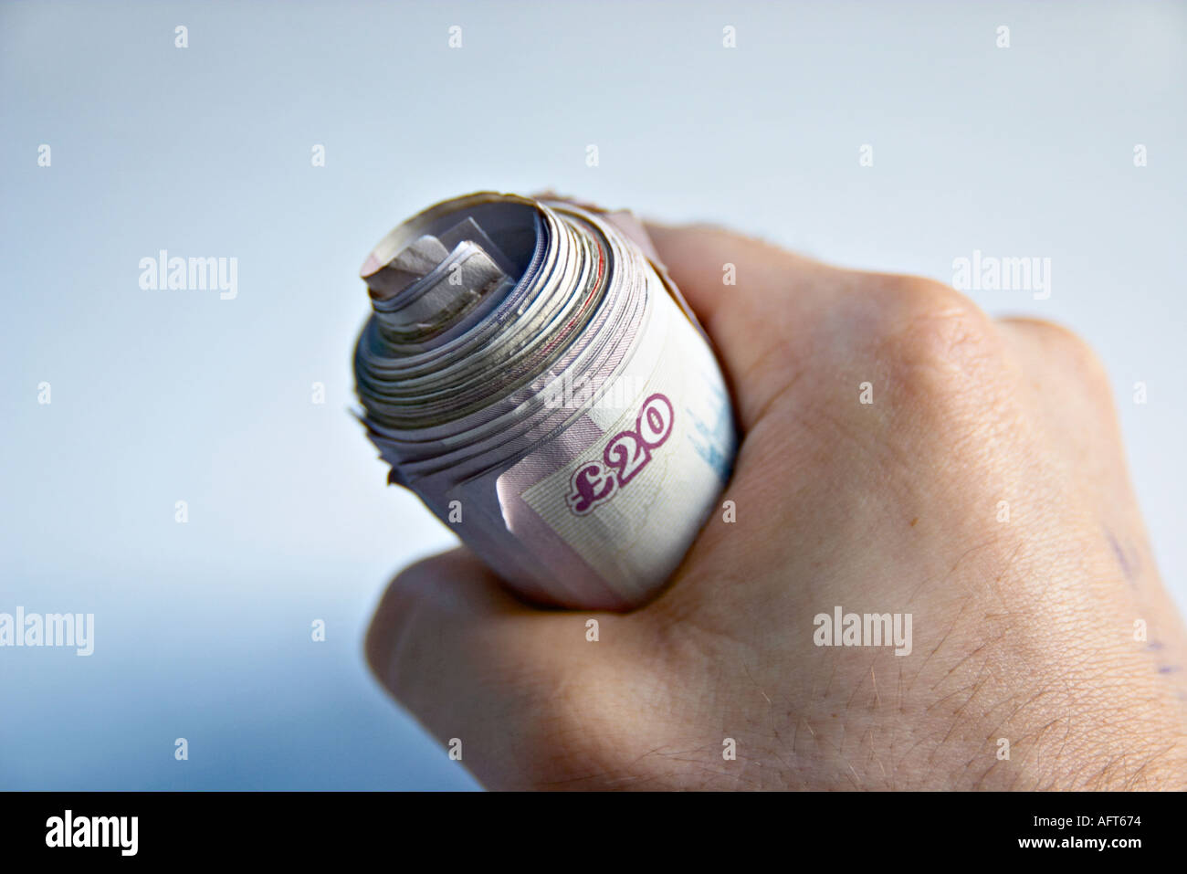 Uk banknotes wad hi-res stock photography and images - Alamy