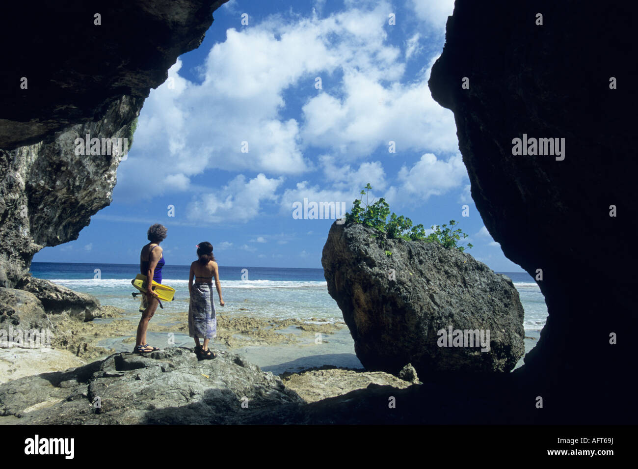 Avaiki area, sacred to Niueans, largest raised coral atoll, Niue Island ...
