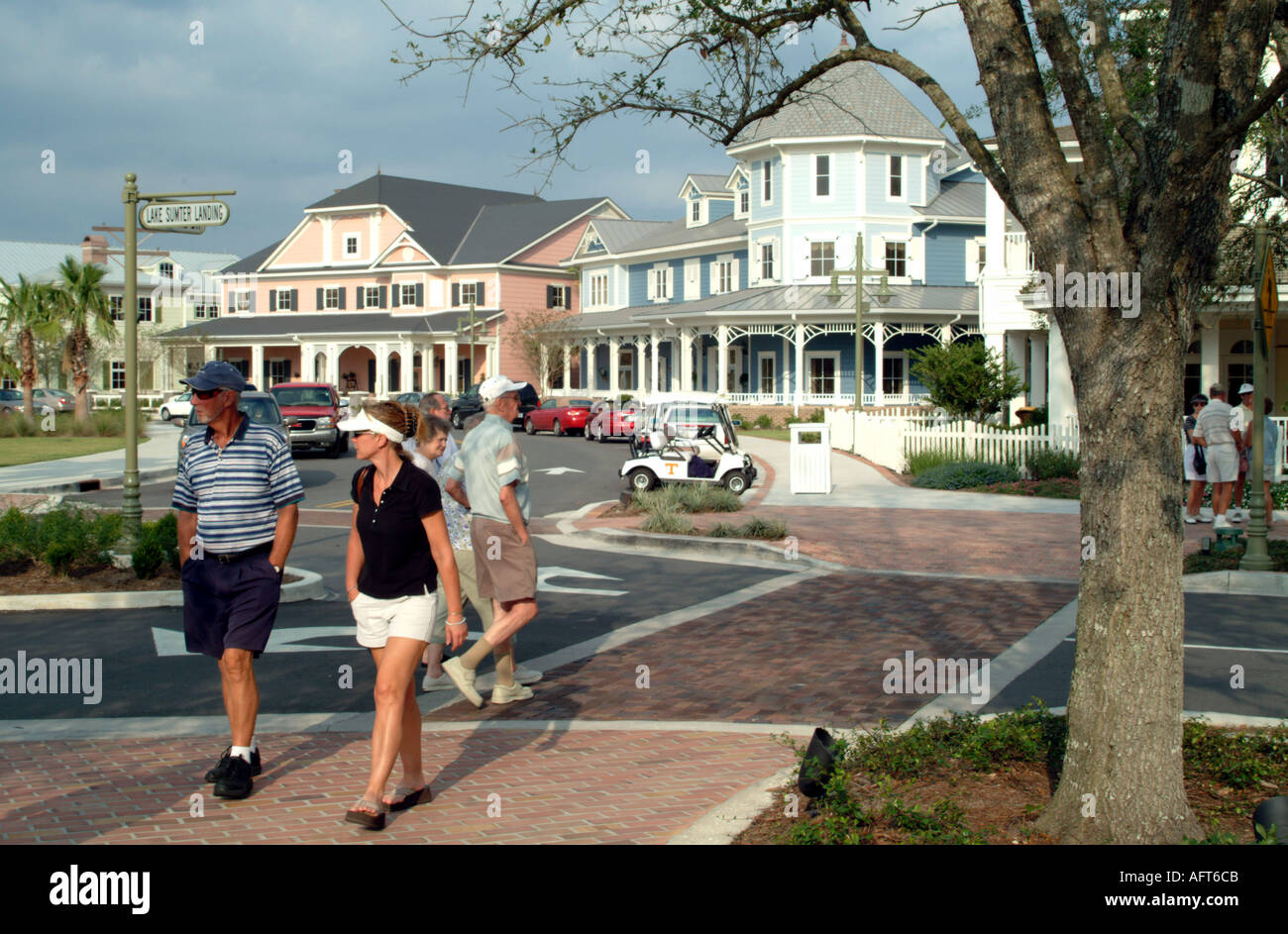 Lake Sumter Landing The Villages near Orlando fl Florida USA Stock ...