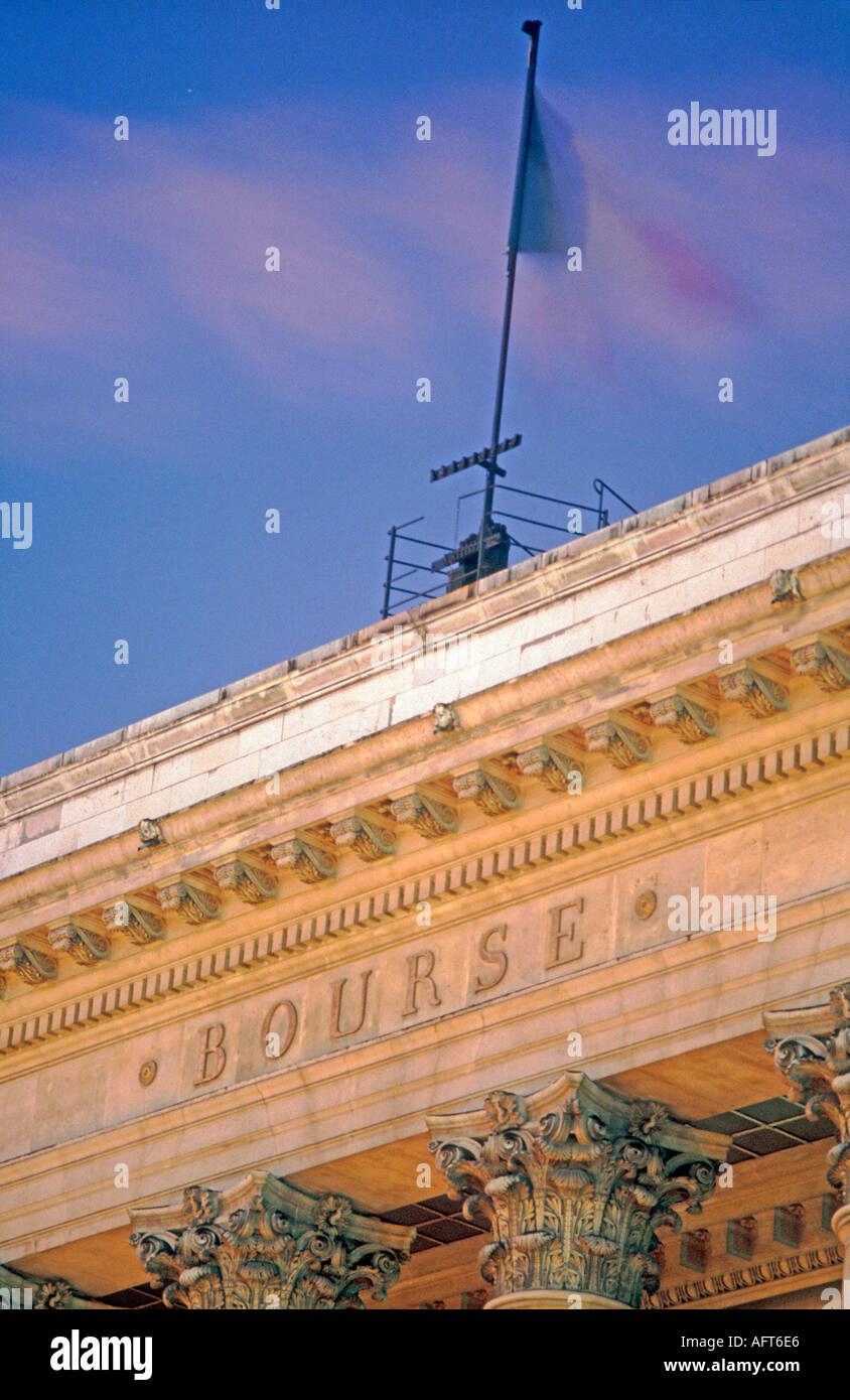 France paris old stock exchange trading hi-res stock photography and ...