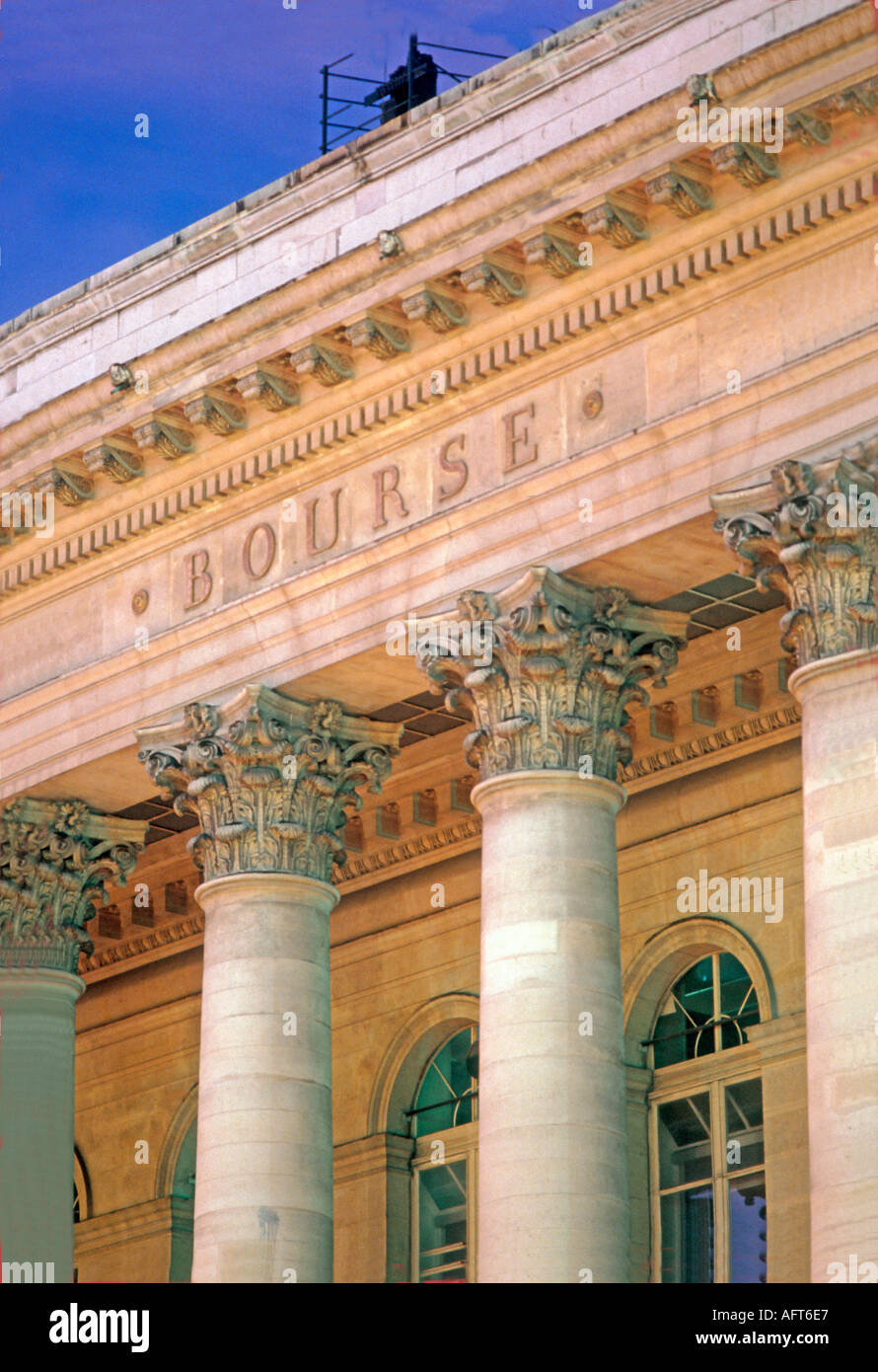 Stocks exchange building france hi-res stock photography and images - Alamy