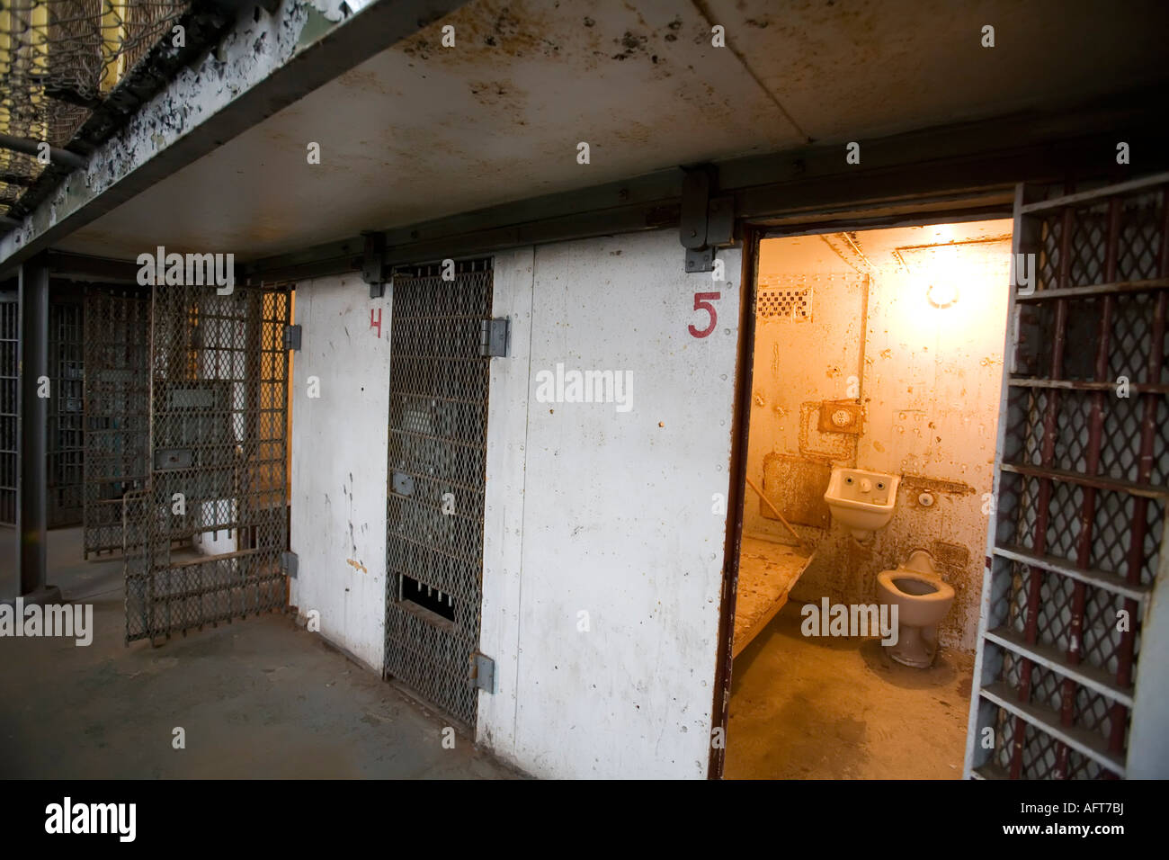 Inside cell jail bunk hi-res stock photography and images - Alamy