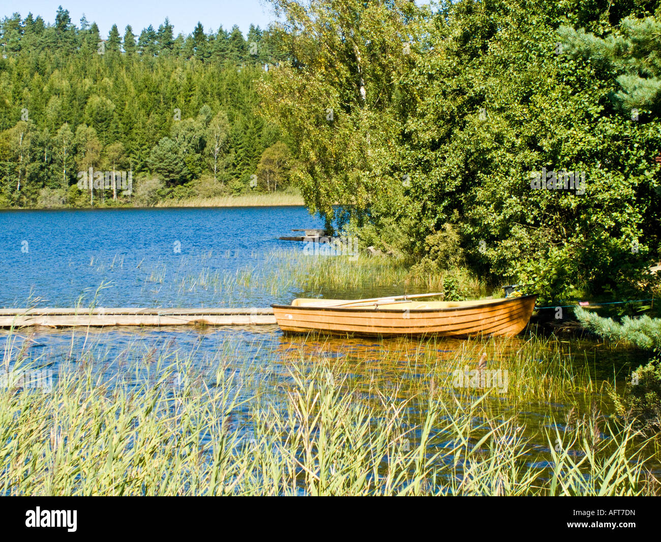 Swedish lake boats hi-res stock photography and images - Alamy