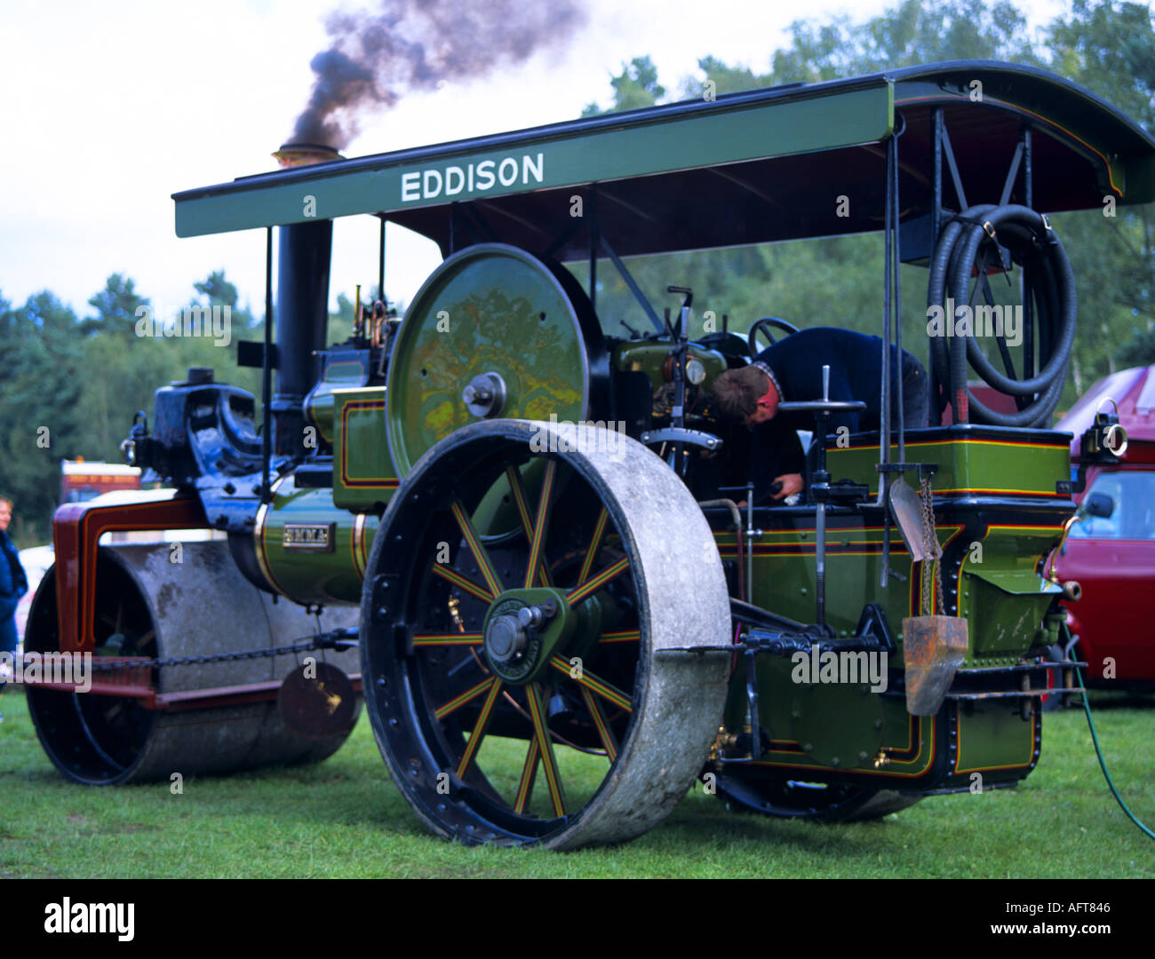 SURREY UK September Emma a steam roller showing in the annual Cavalcade ...