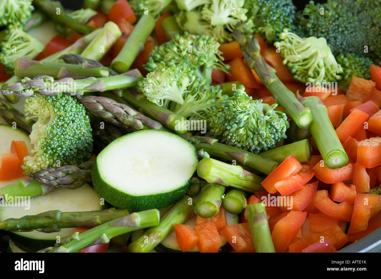 Healthy vegetable mix Stock Photo - Alamy