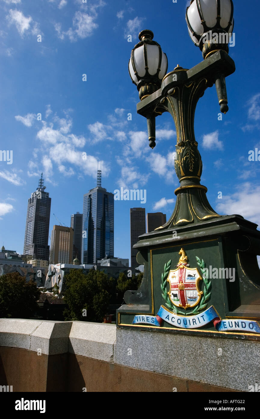 Melbourne lamppost hi-res stock photography and images - Alamy