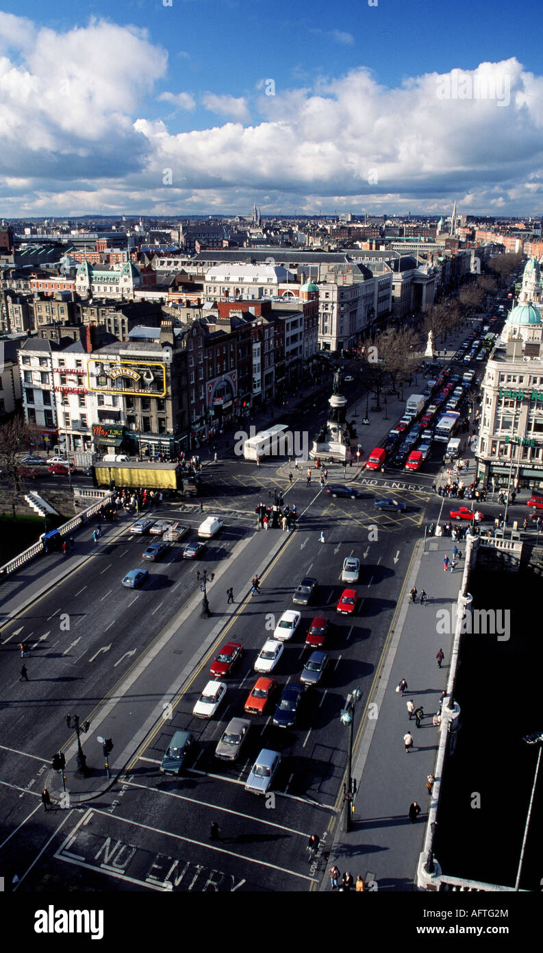Dublin Ireland aerial view Stock Photo - Alamy
