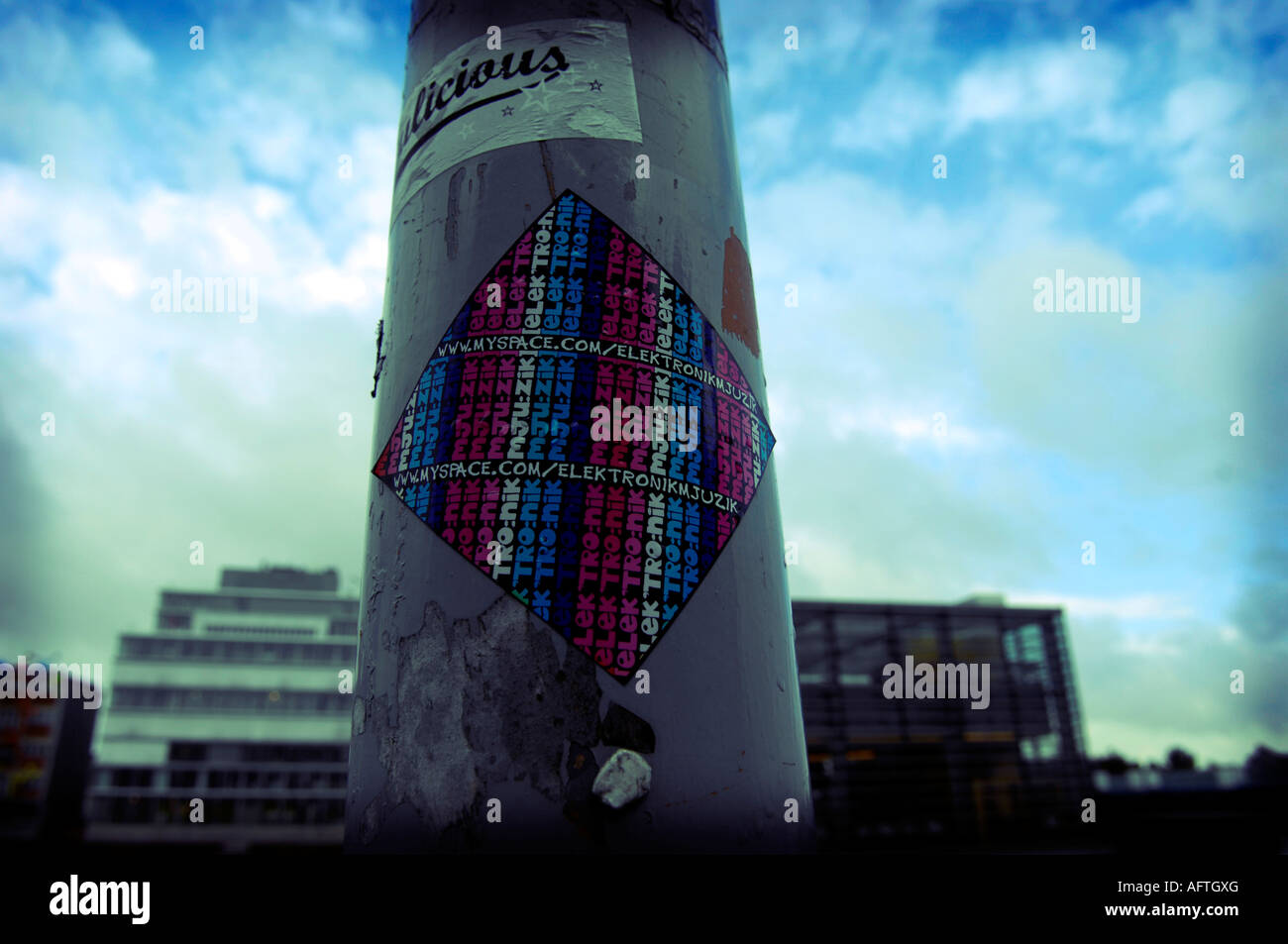 Lampost sticker hi-res stock photography and images - Alamy