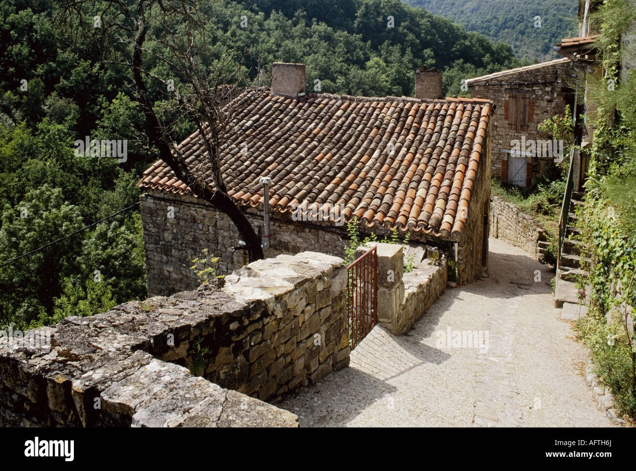 france midi tarn medieval village of penne Stock Photo - Alamy