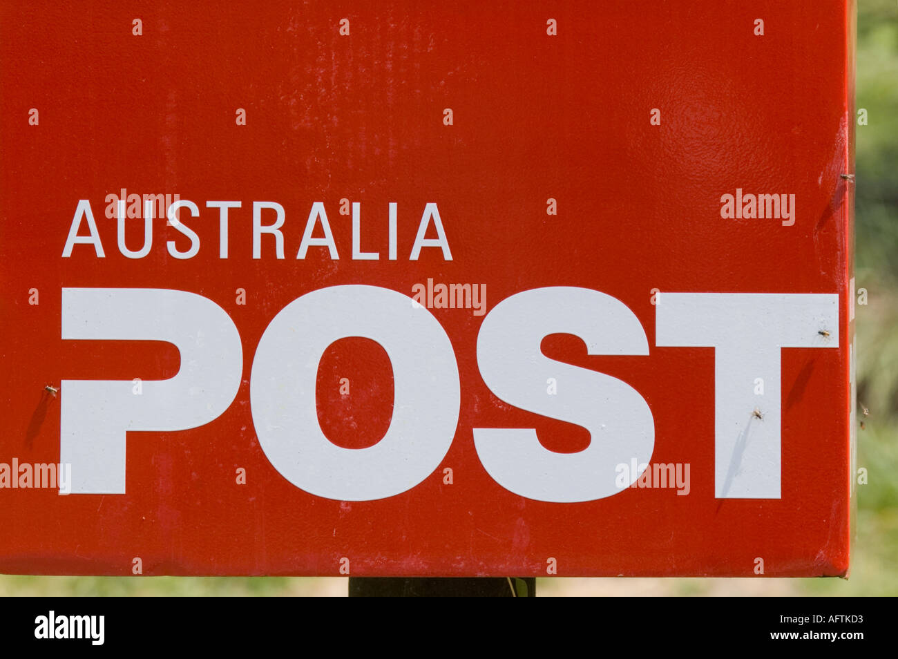 Red australia post mail box hi-res stock photography and images - Alamy