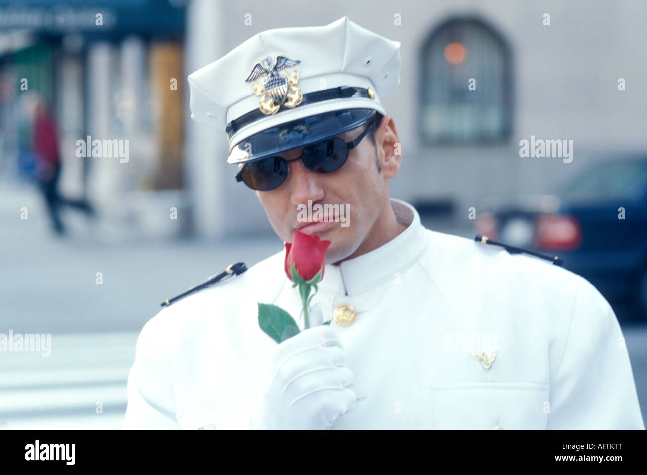Sailor saluting hi-res stock photography and images - Alamy