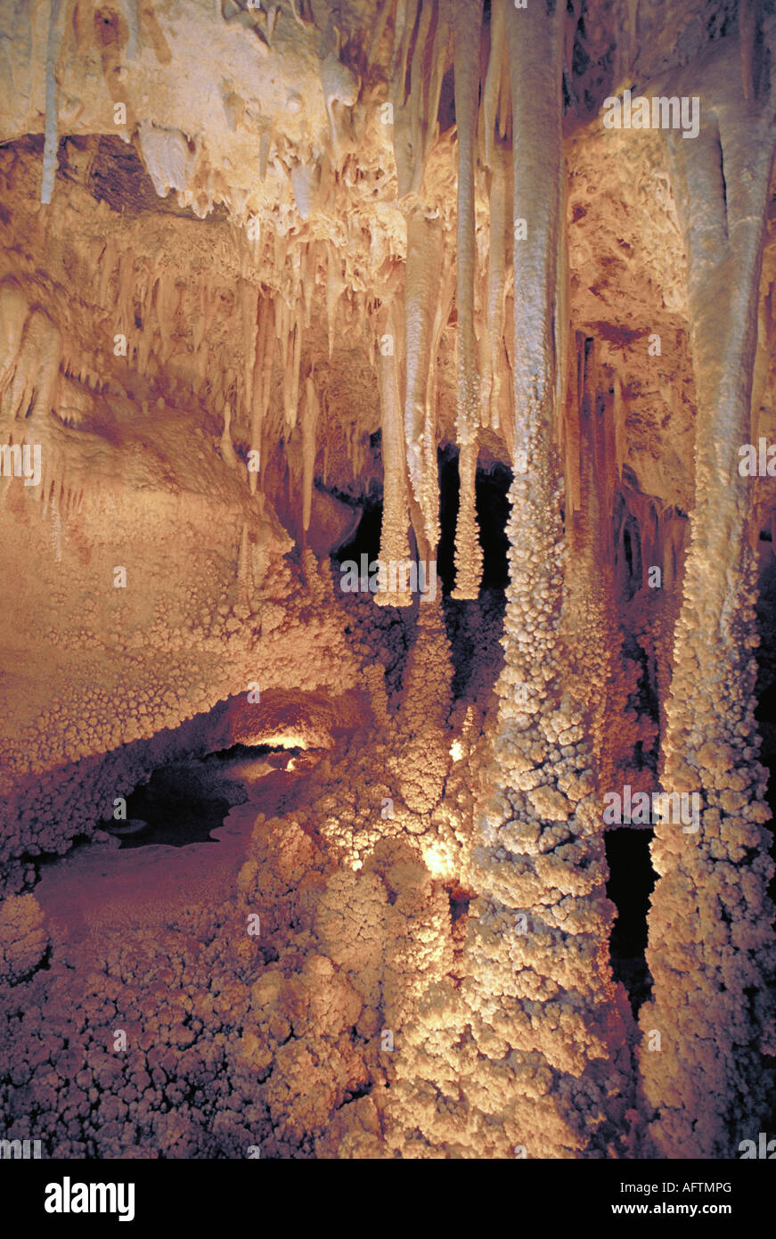 Elk228 2036 Texas Hill Country Caverns of Sonora cave formations Stock ...
