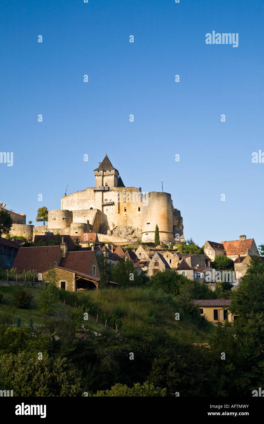 Castelnaud on the Dordogne in the Perigord region of Southern France ...
