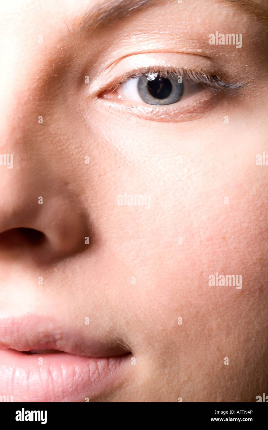 Face, full frame Stock Photo - Alamy
