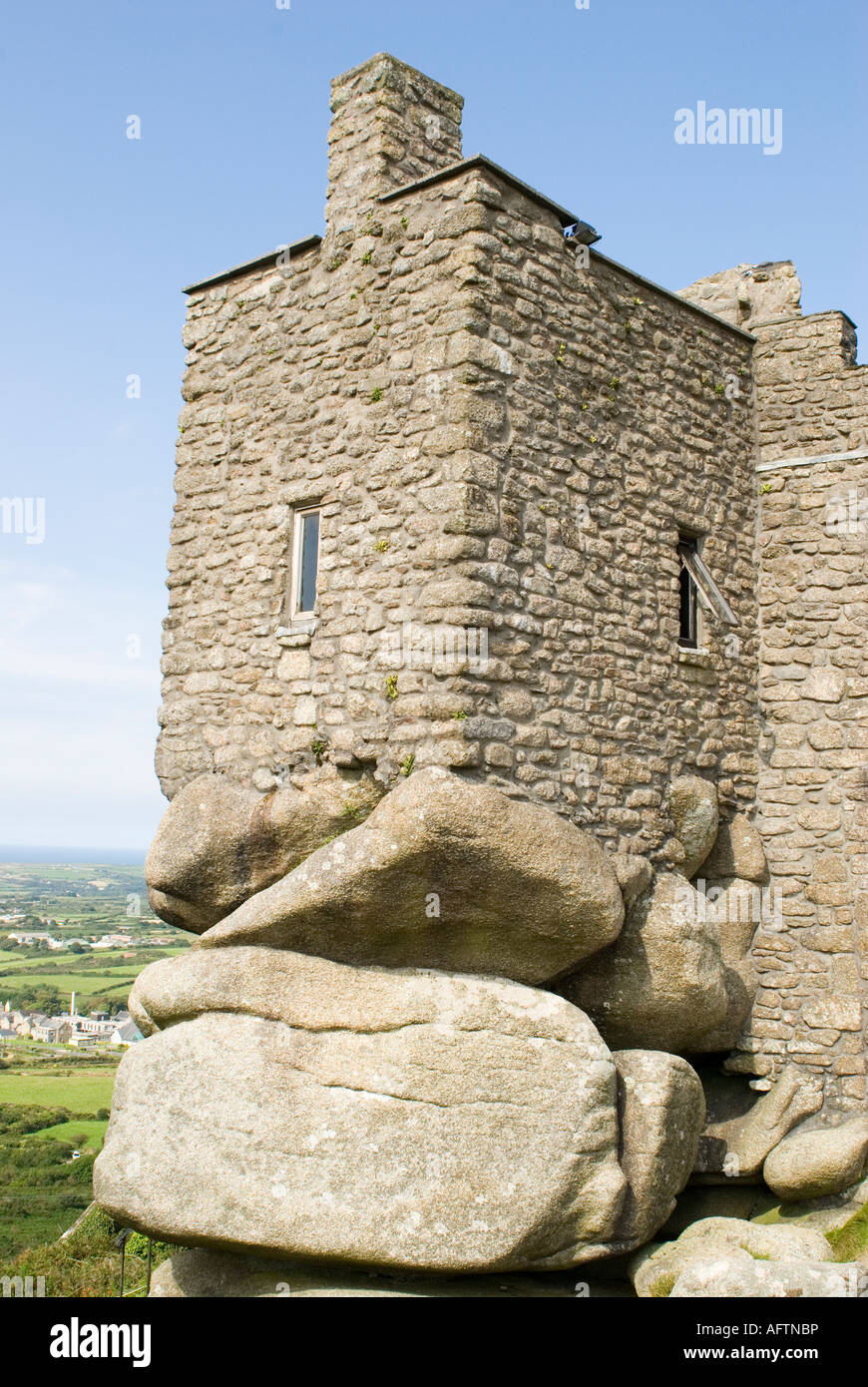 Carn Brae Castle, Cornwall, UK Stock Photo - Alamy