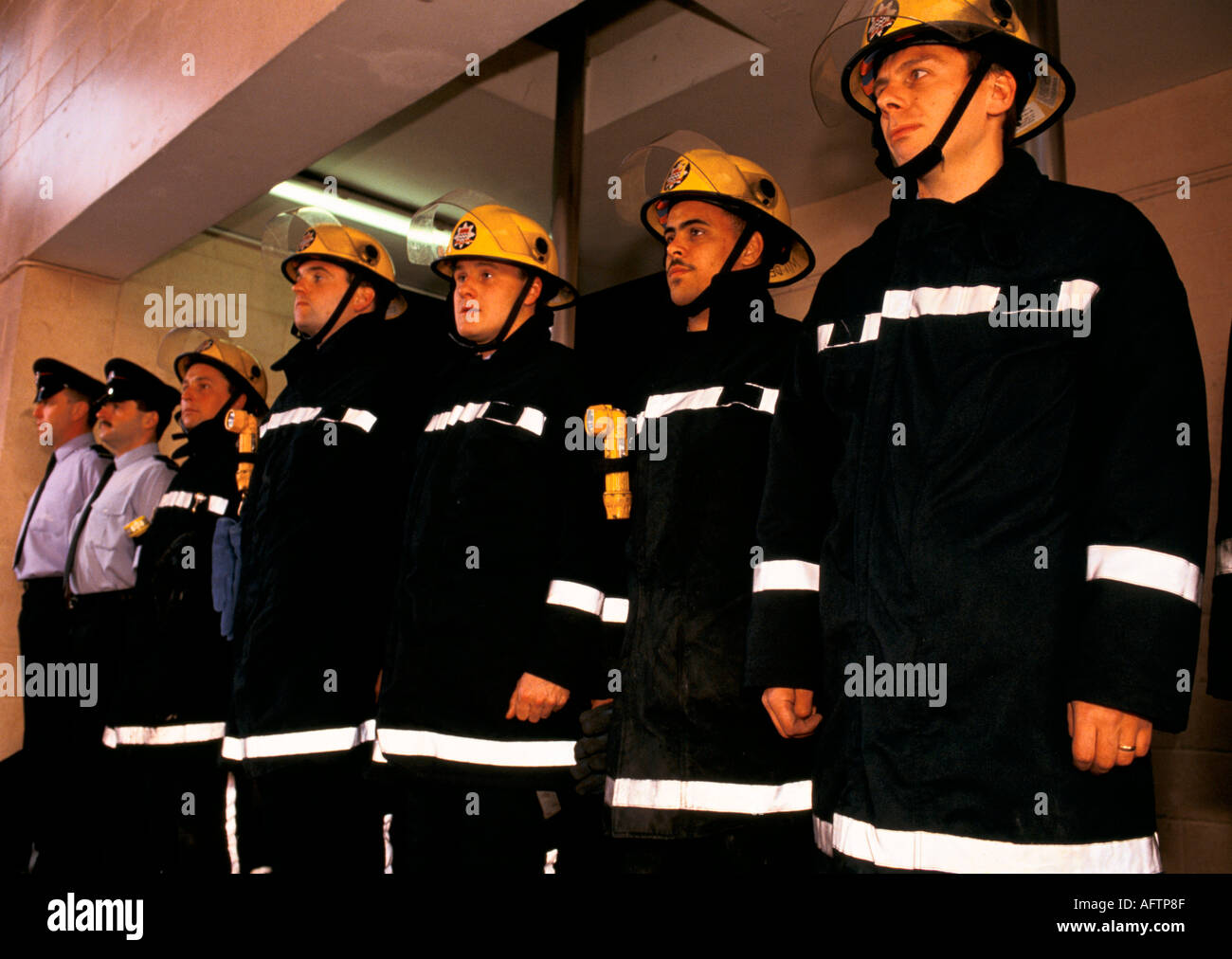 Firefighters at Kingsland, East London fire station. Jason Wilder a ...
