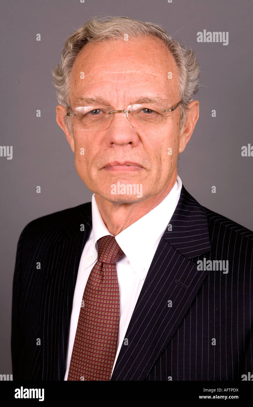 Senior businessman staring, close up, portrait Stock Photo - Alamy