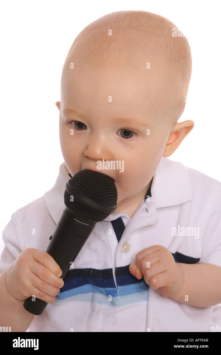 Baby Singer three Stock Photo - Alamy