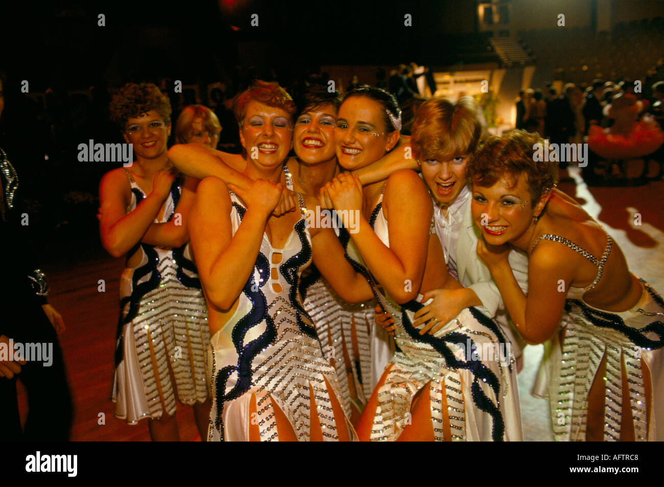 Ballroom dancing competition winning team. Winter Gardens Blackpool ...