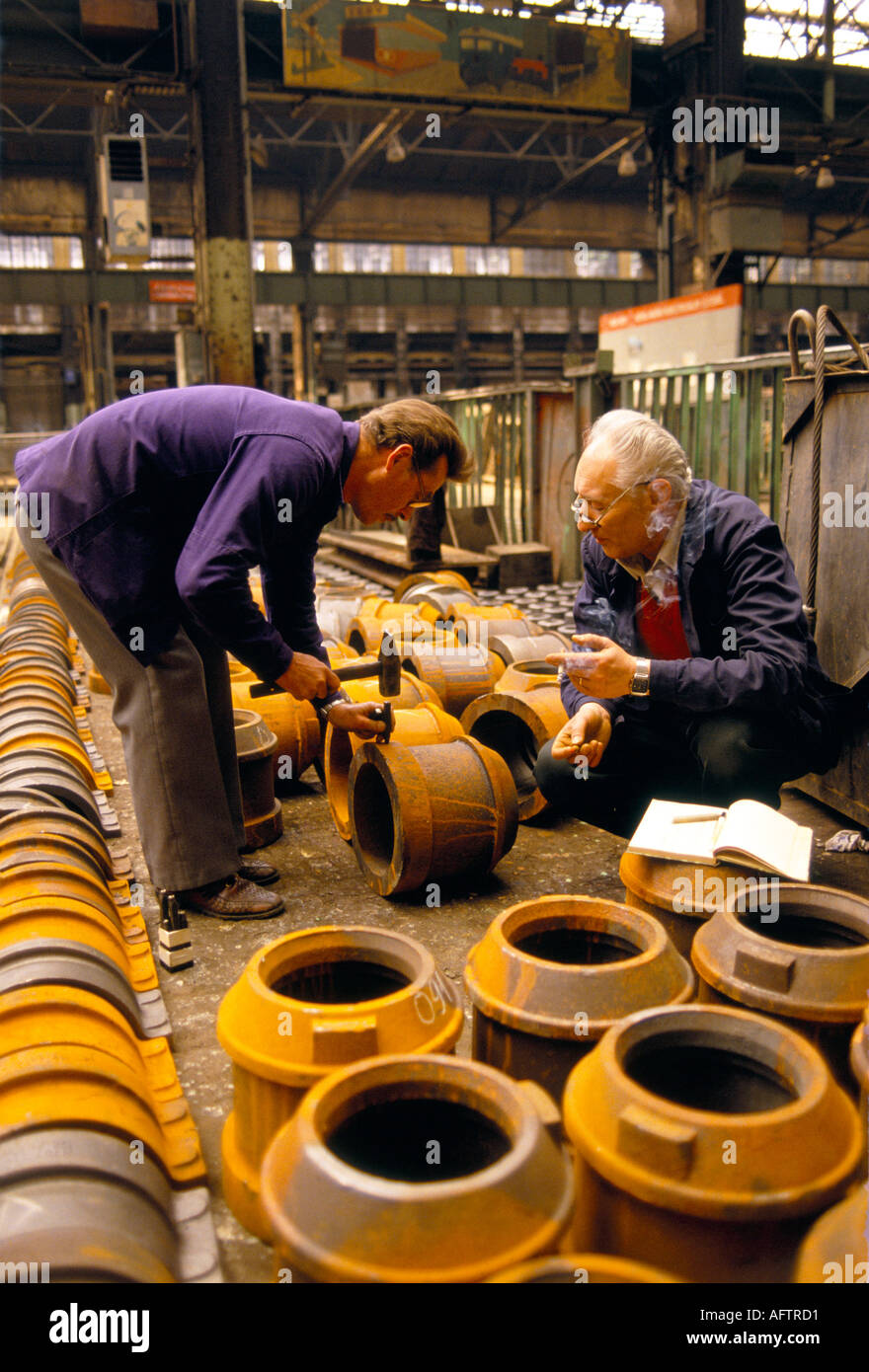 Ganz Hunslet train workshop Budapest Hungar 1990s Stock Photo - Alamy