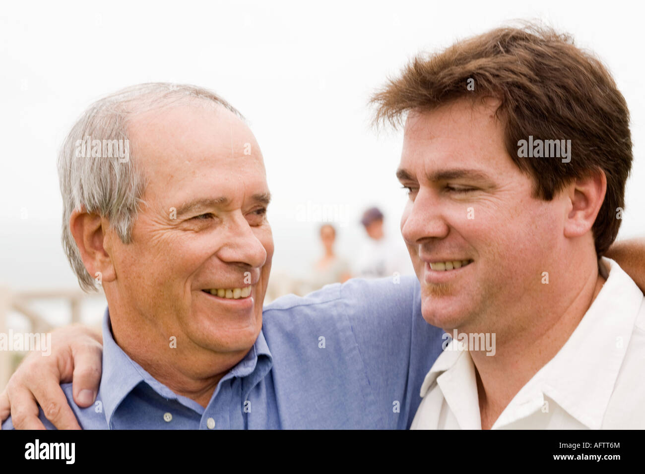 Son and older father skin hi-res stock photography and images - Alamy