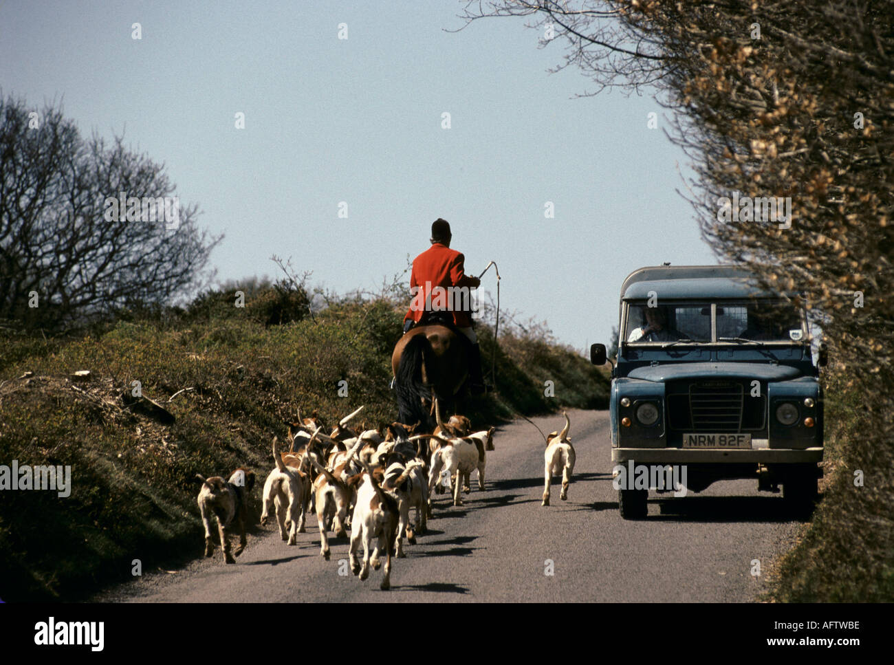 Quantock Staghounds 1990s Uk. Quantock Hills Somerset and Exmoor Devon ...