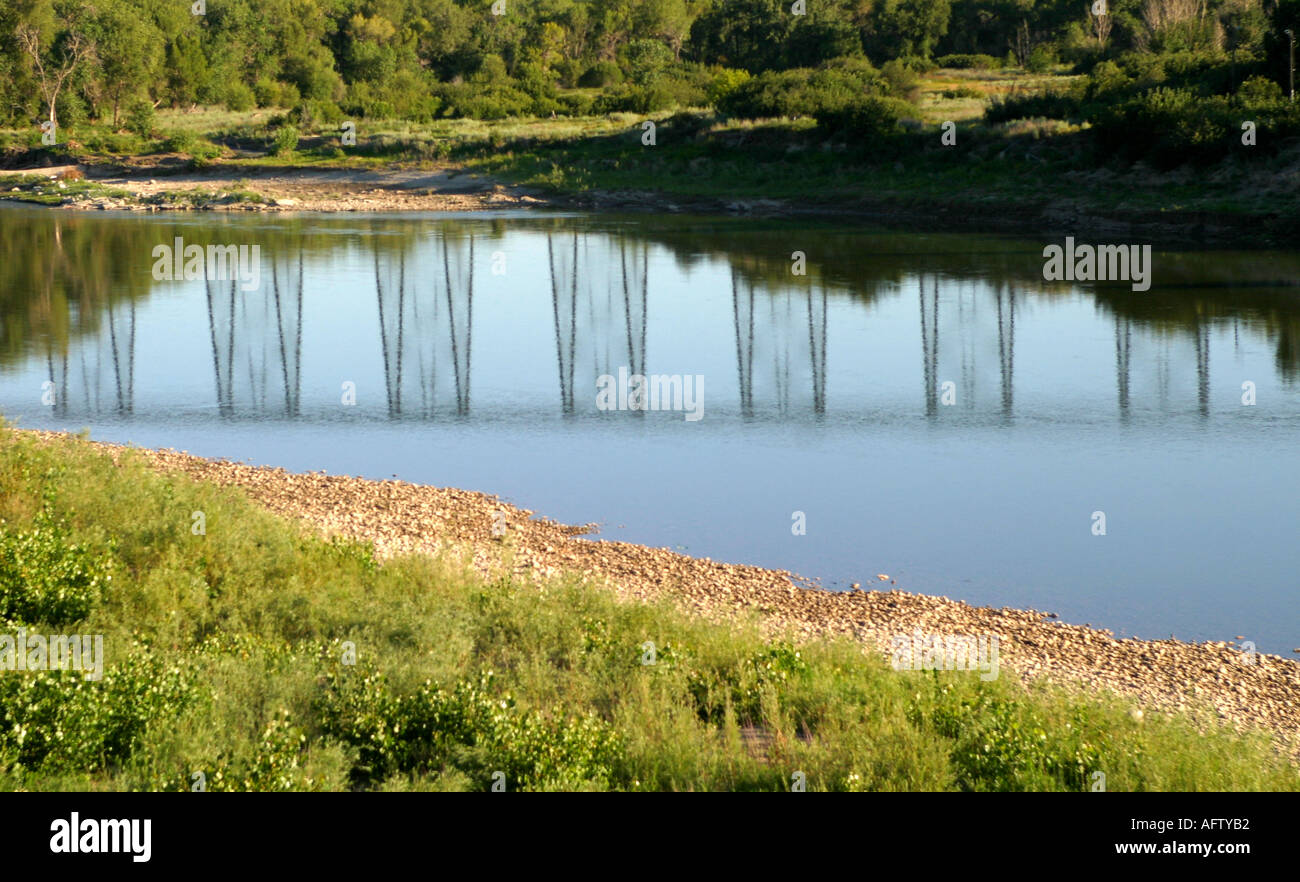 Railway bridge at Lethbridge, Alberta, Canada Stock Photo - Alamy
