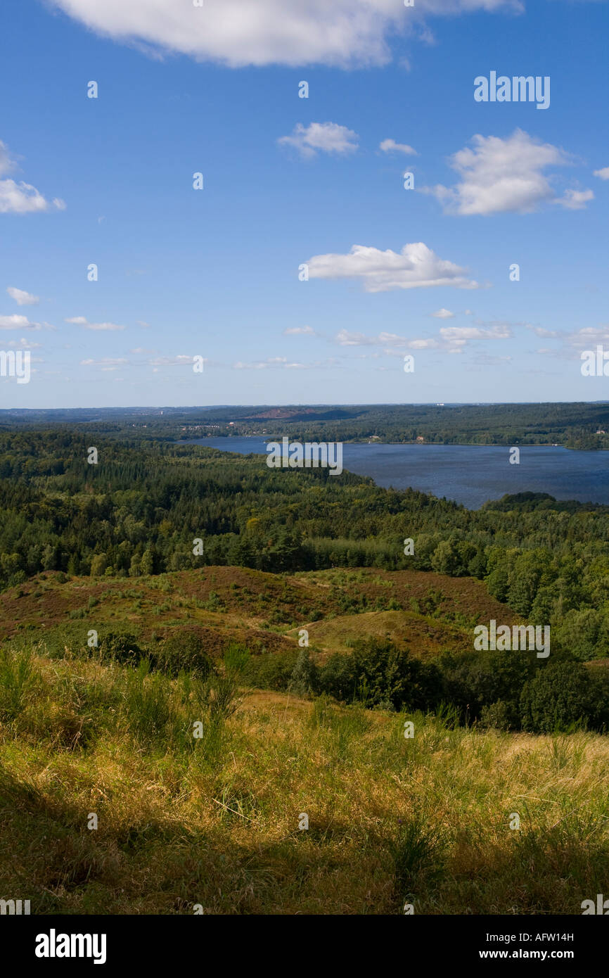 View from Himmelbjerget Silkeborg Denmark Stock Photo - Alamy