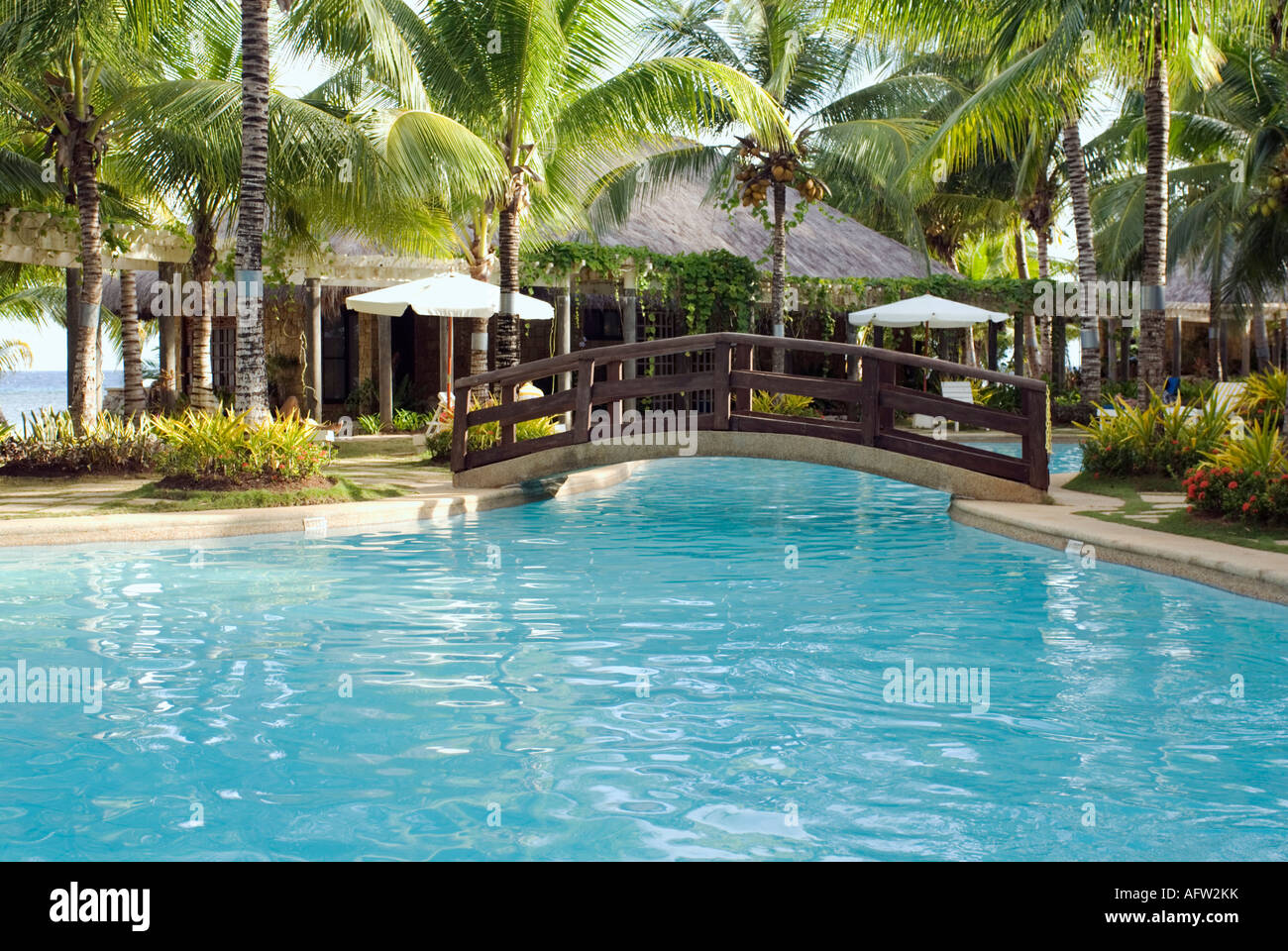 Philippines Swimming Pool At Bohol Beach Club Alona Beach Panglao ...