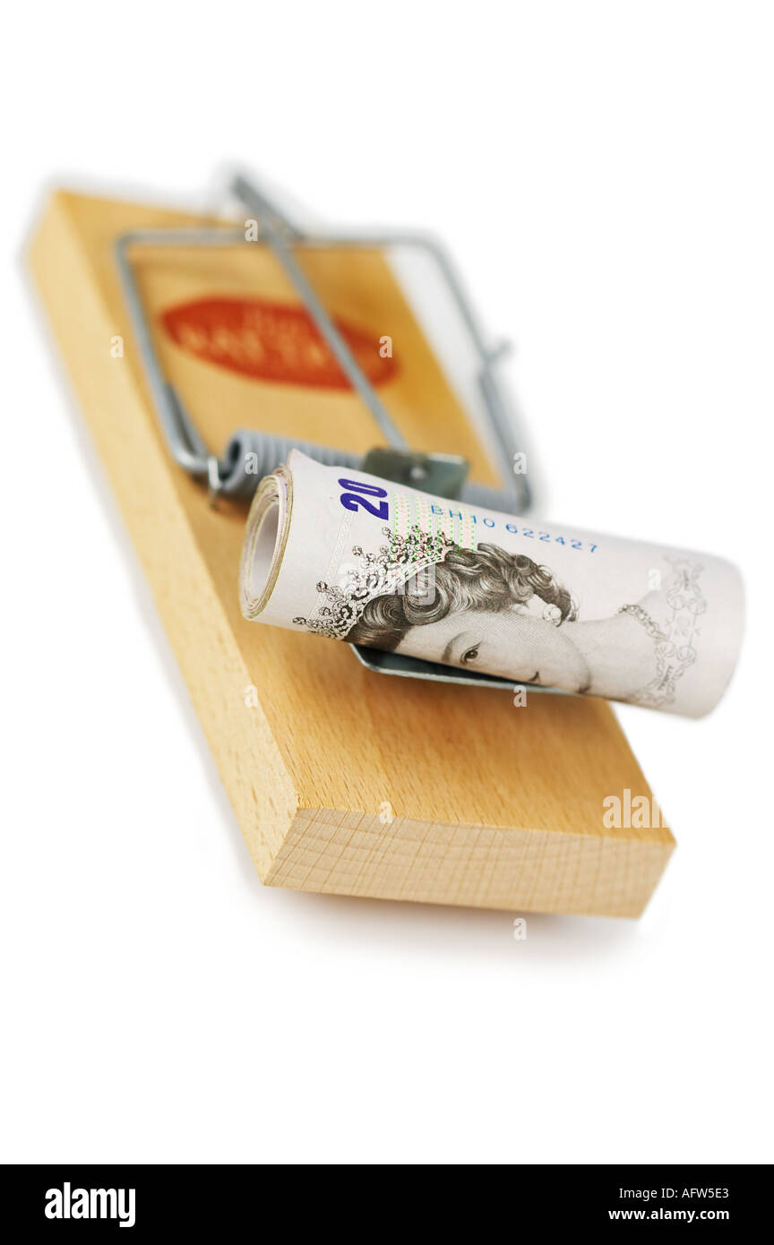 Money Pounds Trap High Resolution Stock Photography and Images - Alamy