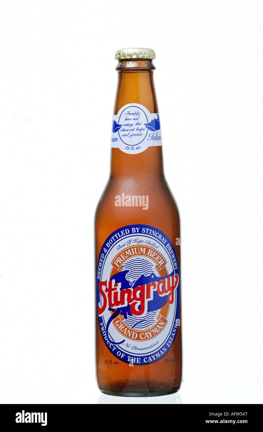 food and beverages, alcohol, beer, bottle "Stingray Premium Beer ...