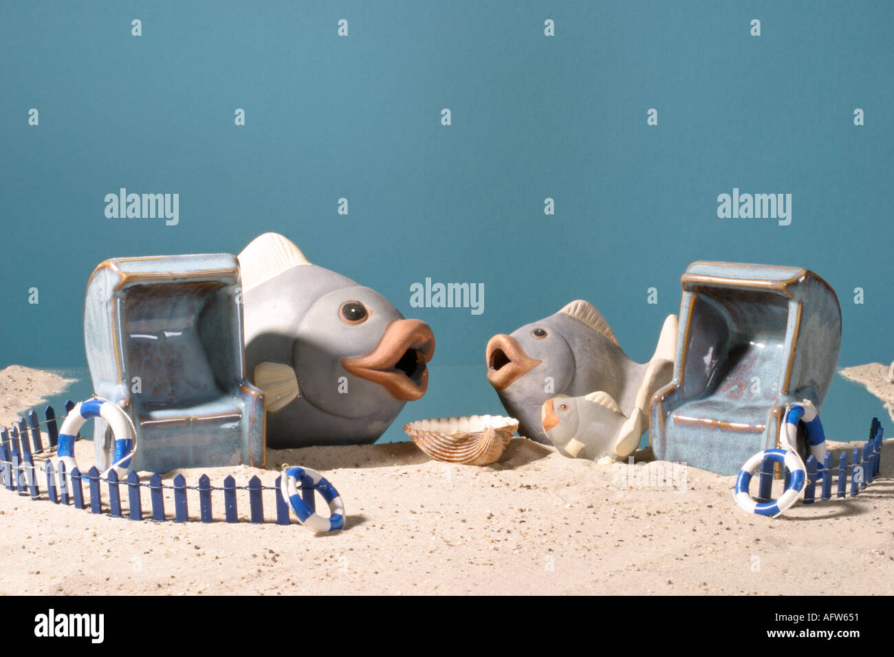 Fisch dekoration hi-res stock photography and images - Alamy