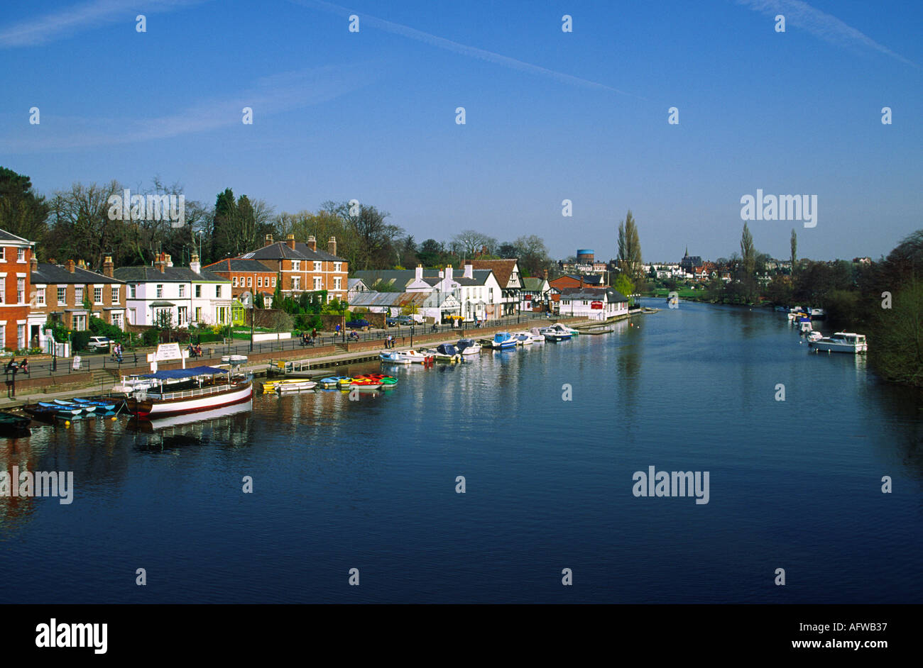River Dee Chester Cheshire England Stock Photo - Alamy