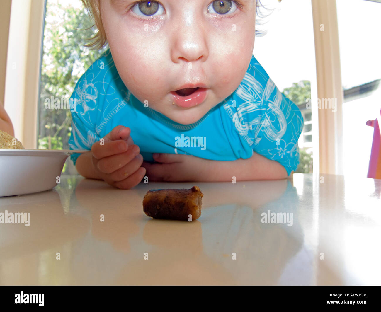 infant child eating feeding itself Stock Photo - Alamy