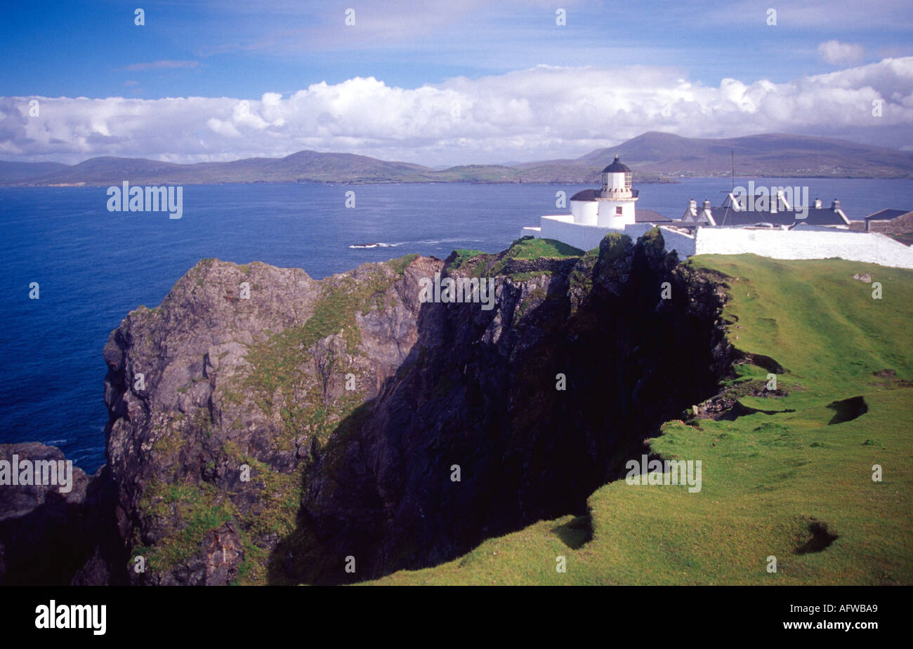 Clare island lighthouse, ireland hi-res stock photography and images ...