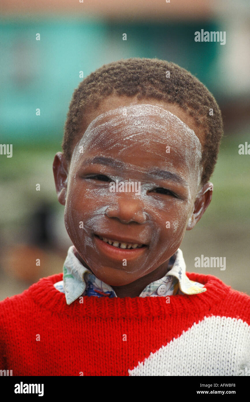 South Africa, Cape Town, Young boy, Langa township Stock Photo - Alamy