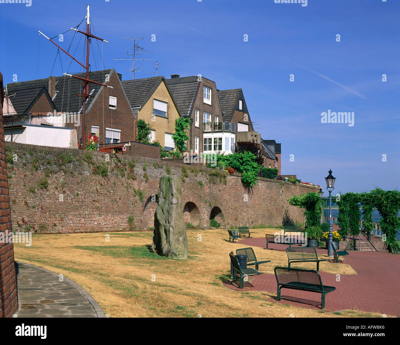 geography / travel, Germany, North Rhine-Westphalia, Rees, city, city ...