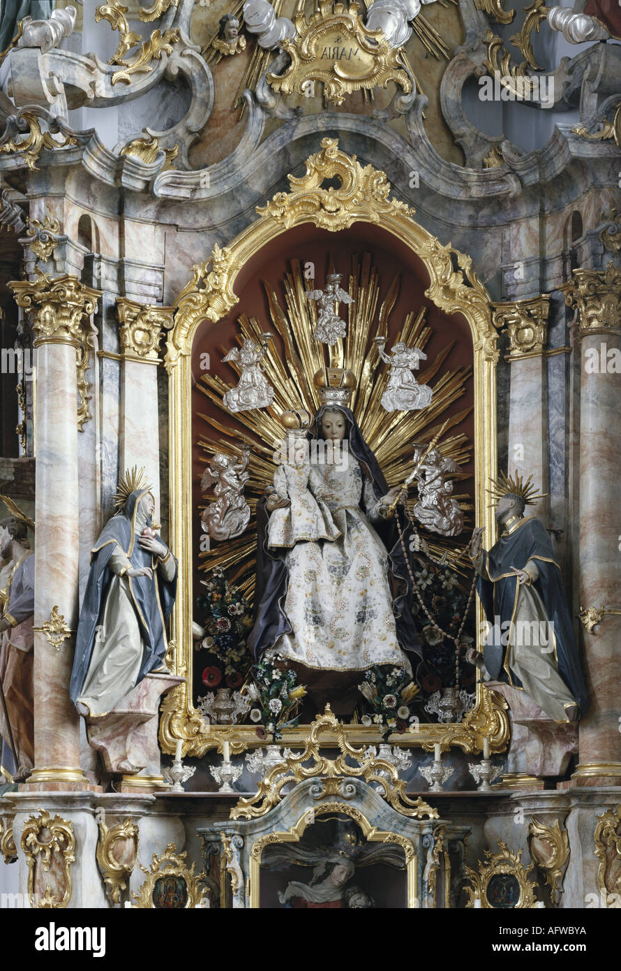 geography/travel, Germany, Bavaria, Flintsbach at Inn, churches, Saint ...