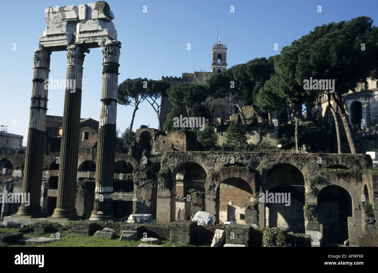 Italy Rome The Caesar Forum Stock Photo - Alamy
