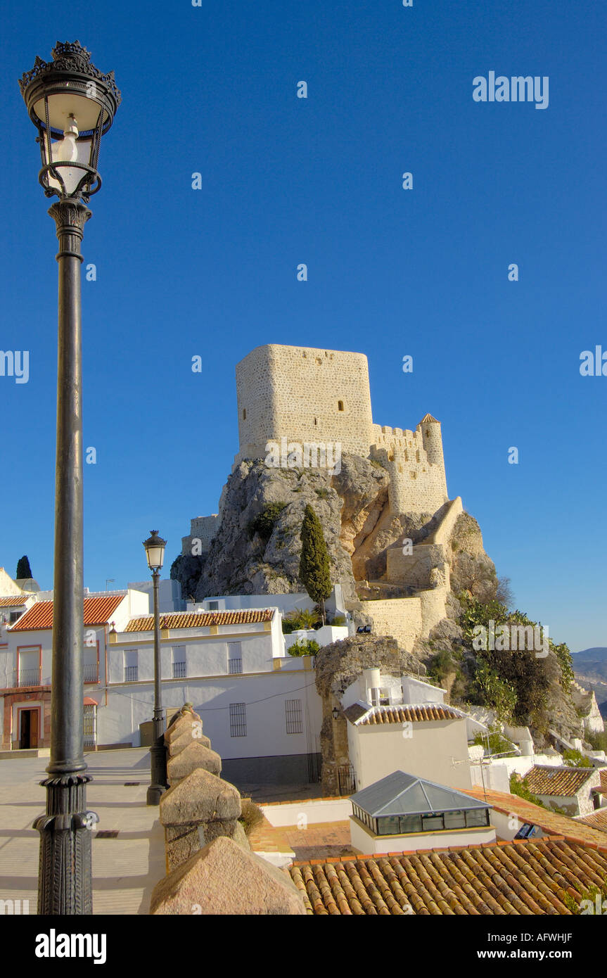 Olvera 12th century moorish castle Cádiz province Andalusia Spain Stock ...