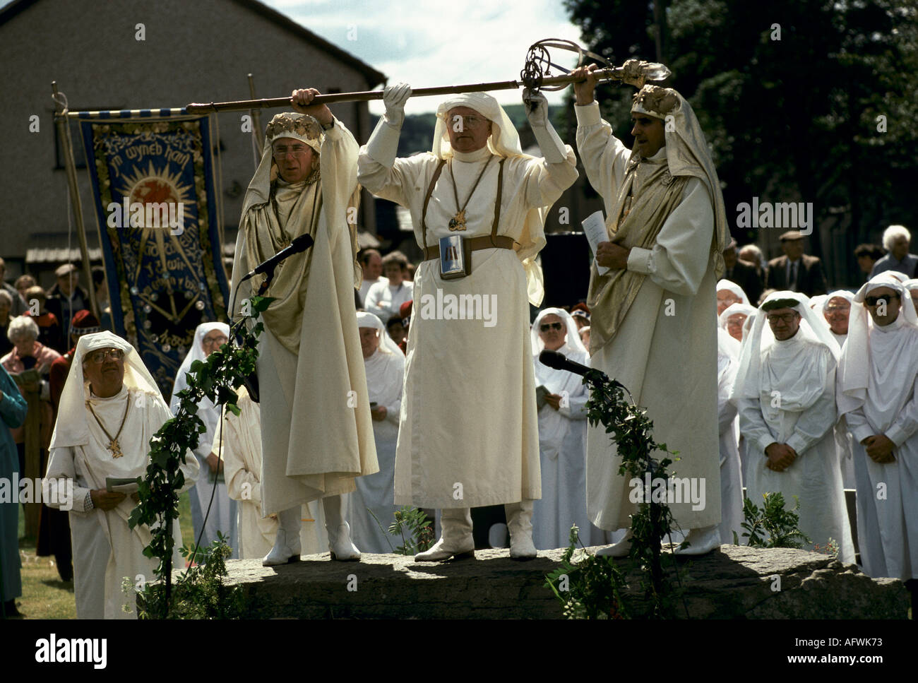Bards druids national eisteddfod wales hi-res stock photography and ...